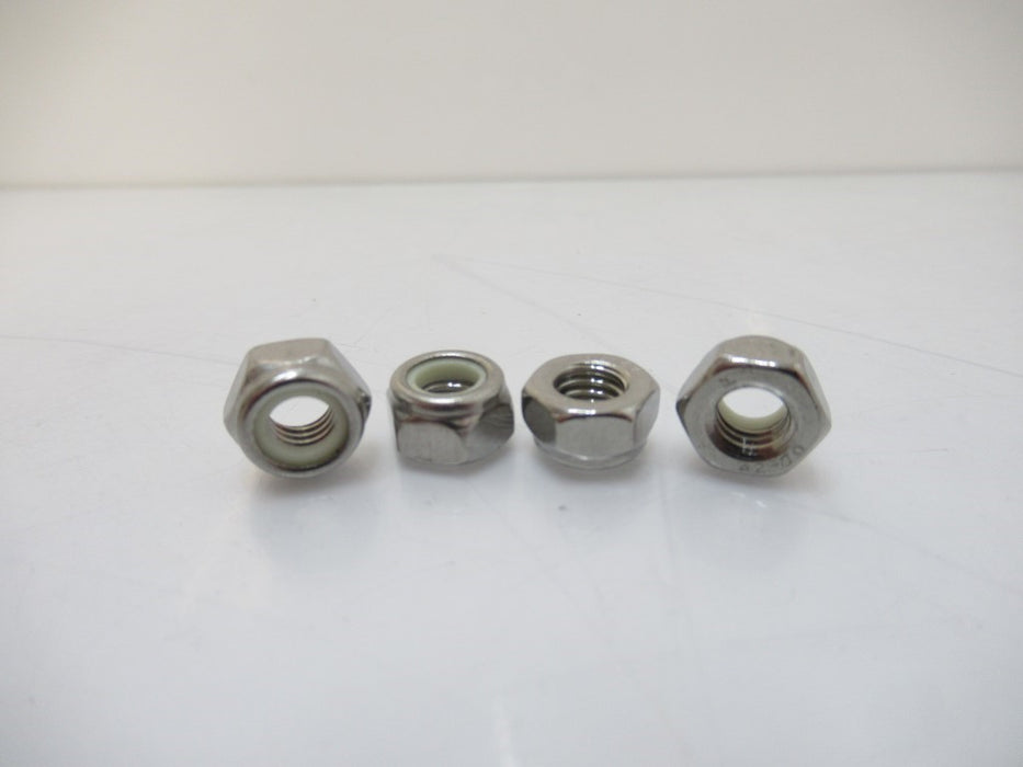 93625A250 18-8 Stainless Steel Nylon-Insert Locknut M6 x 1mm ...