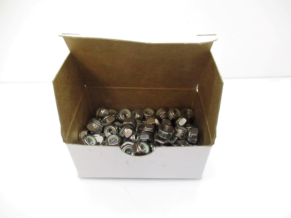 93625A250 18-8 Stainless Steel Nylon-Insert Locknut M6 x 1mm ...