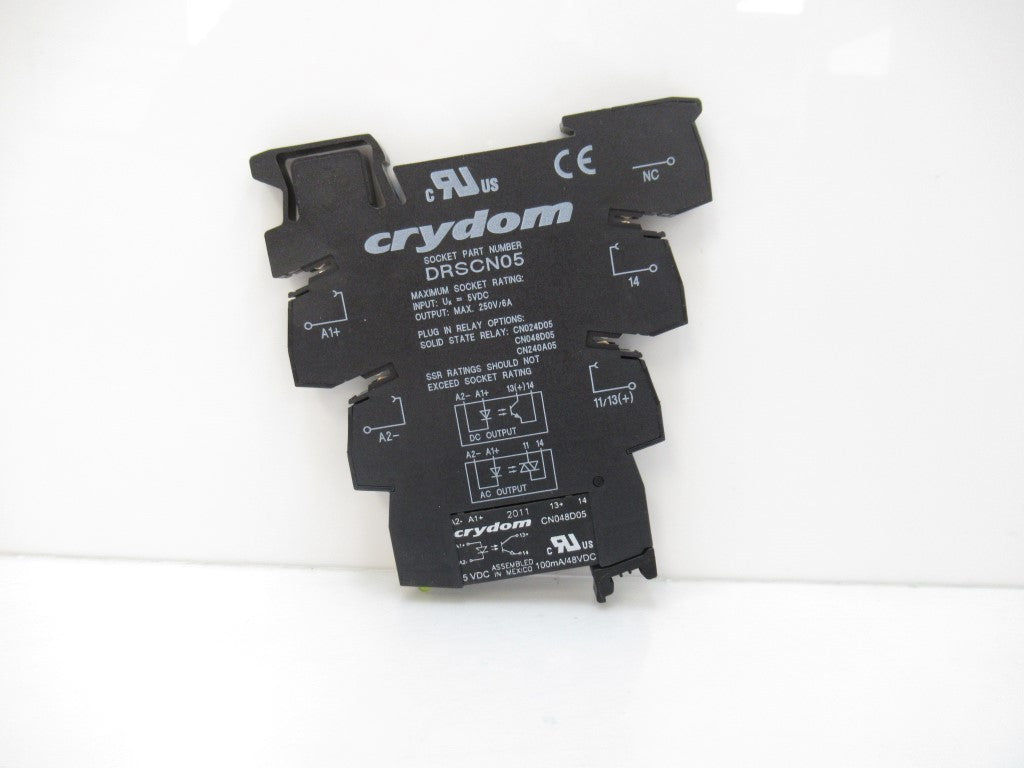DRSCN05 Crydom Relay Socket, 5V DC For Use with CN Series ...