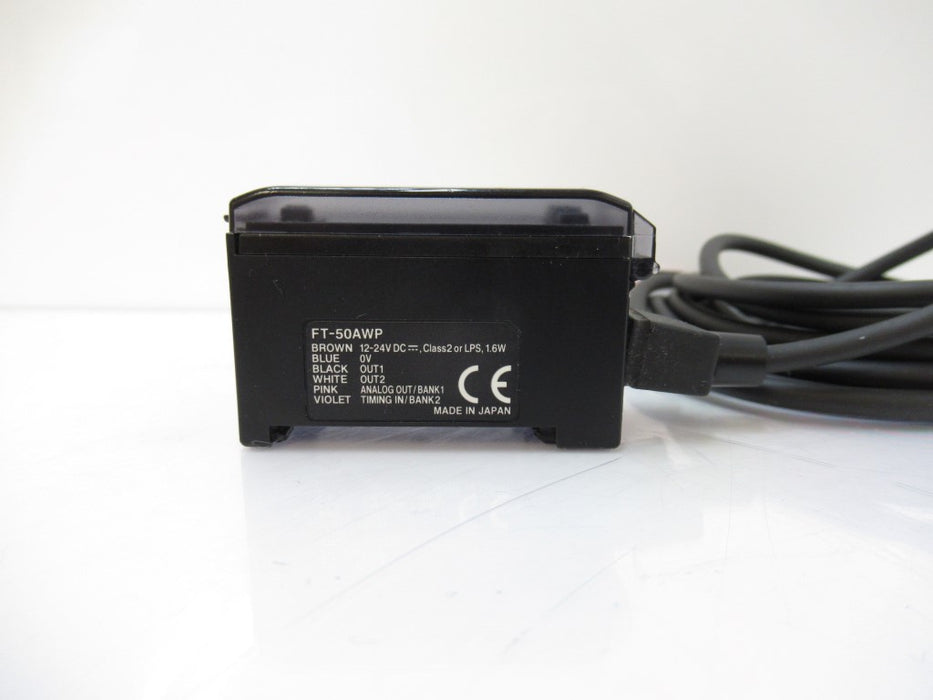 FT-50AWP Keyence Amplifier: DIN Rail Mountable, PNP ...