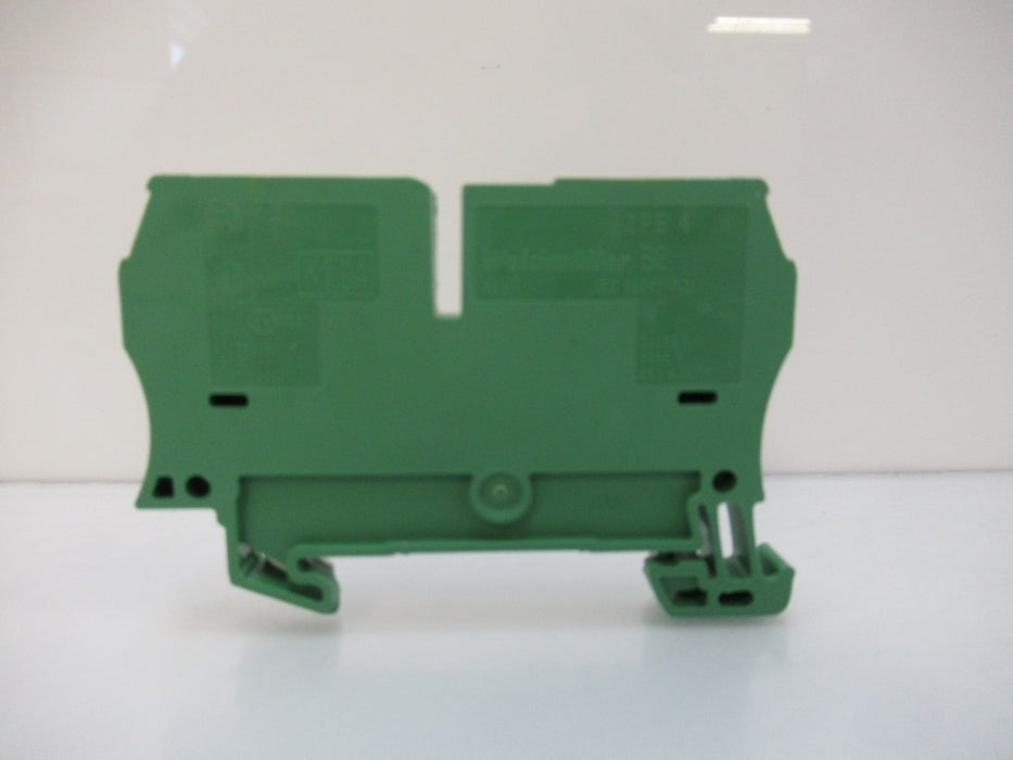 ZPE 4 Weidmuller PE Terminal Block, Tension-Clamp Connection ...