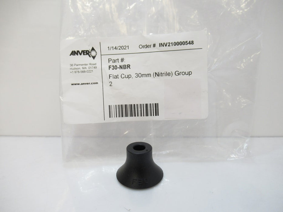 F30-NBR ANVER Vacuum Cups and Suction Cups - industrialautomationparts.com